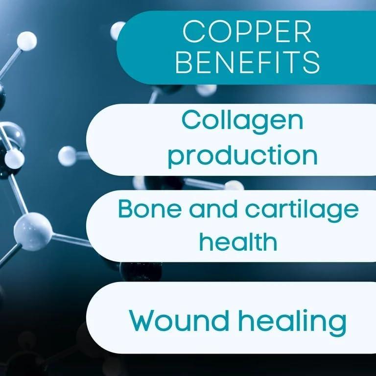 Copper 5mg Zinc 40mg Selenium 200mcg 3 in 1 Multi-Mineral Supplement ...