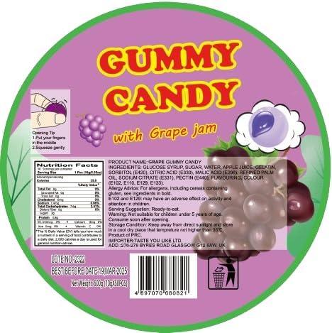 Taste You Like Gummy Candy! with Grape Jam 500g - Bursting with Flavour ...