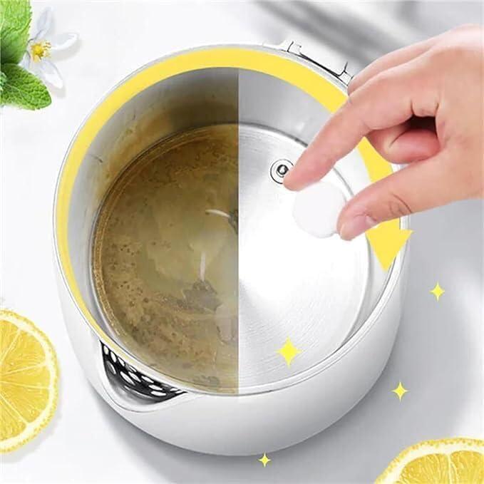 Tablets Bubble Active Oxygen Descaling Scale Remover Tea Water Stain ...