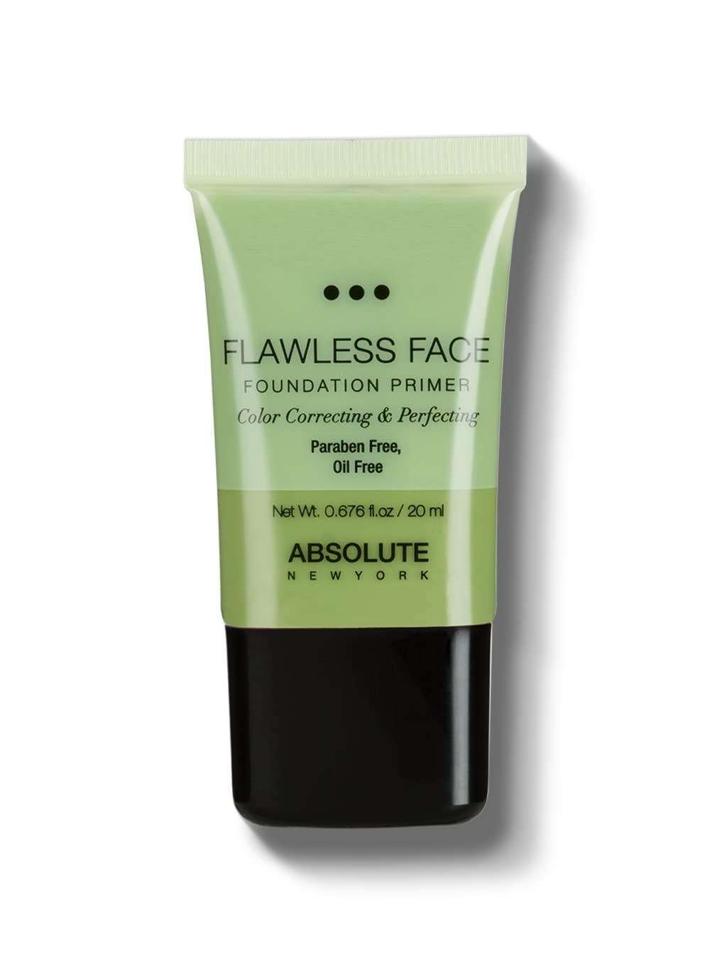 Absolute New York Flawless Face Foundation Primer - Green | Primer for ...