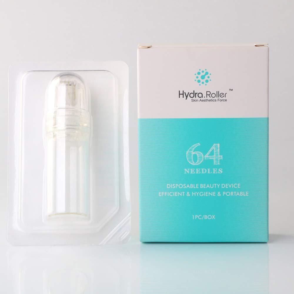 TMT Hydra 64Pin Titanium 0.25mm Micro Needle Derma Roller Bottle Serum ...