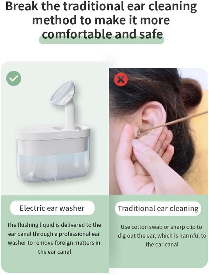 Smala Electric Earwax Removal Kit - USB Rechargeable Ear Irrigation ...