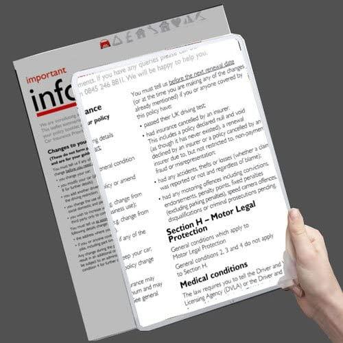 MagniPros Large Full Page 3X Magnifier Bundle - 2-Pack Premium ...