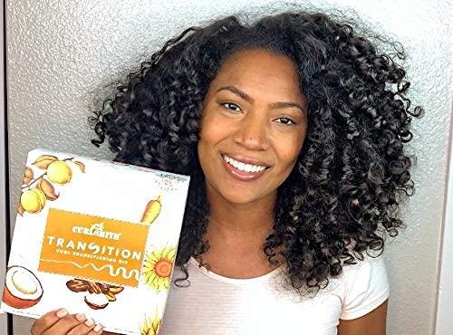 Curlsmith Transition Kit - Vegan Haircare for Dry Wavy Curly or Coily ...