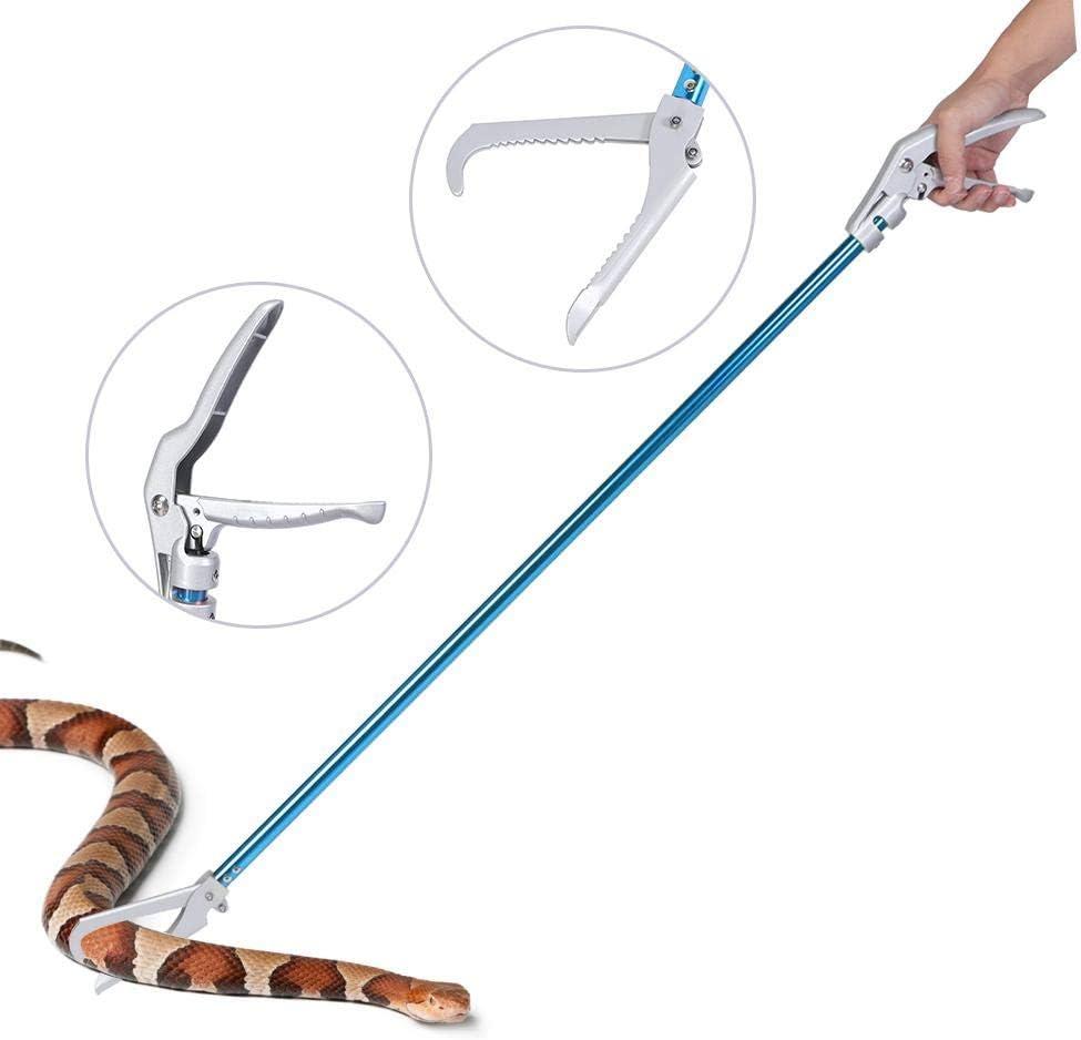HEEPDD Aluminum Alloy Snake Tongs Reptile Snake Grabber Snake Catcher ...