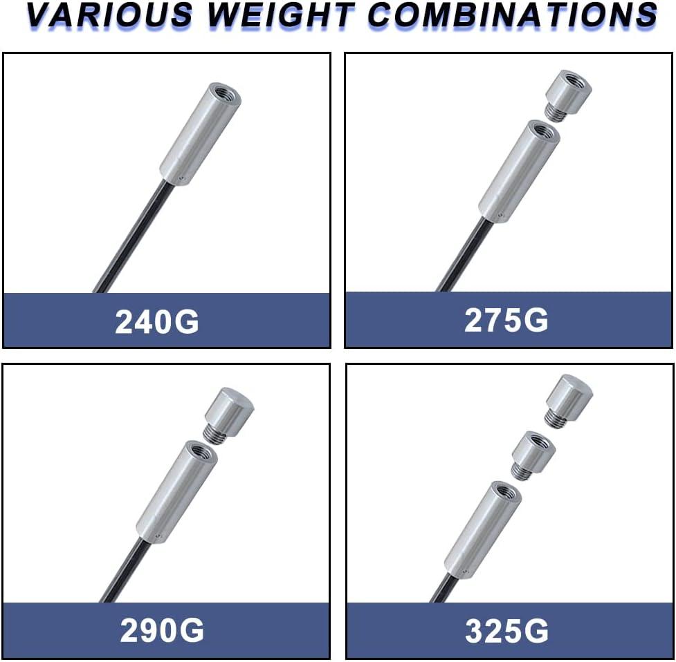 GemonExe 4-in-1 Golf Swing Speed Trainer - Adjustable Clubs Weight for ...