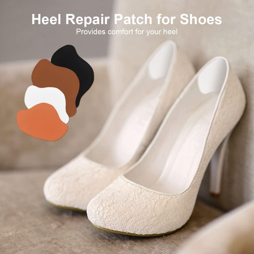 Flintronic 8 Pairs Microfiber Heel Repair Patch | Self Adhesive | Shoe ...