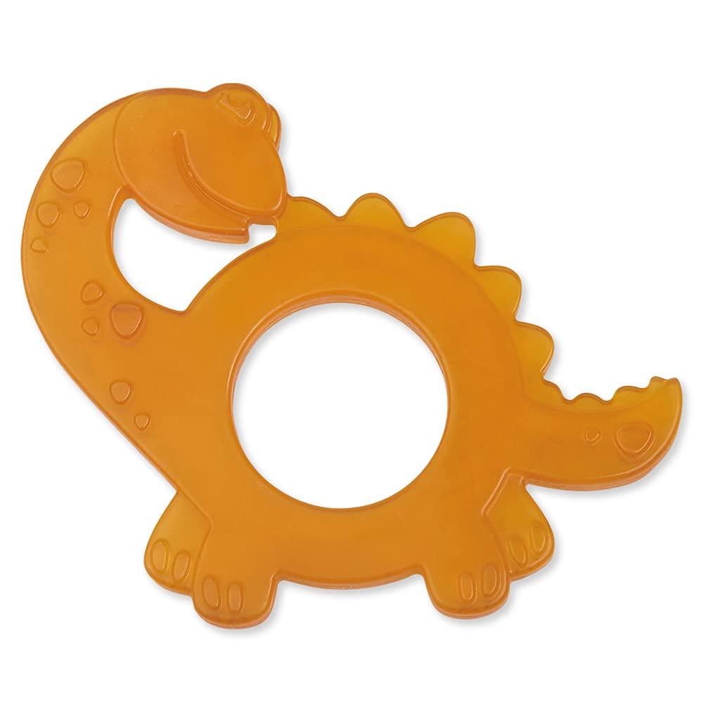 Green Woodpecker Organic Baby Bite Ring & Natural Rubber Dinosaur ...