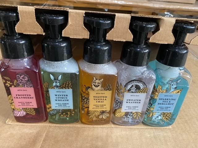 Bath and Body Works Foaming Hand Soaps - Set of 5 Gentle Foaming Soaps ...