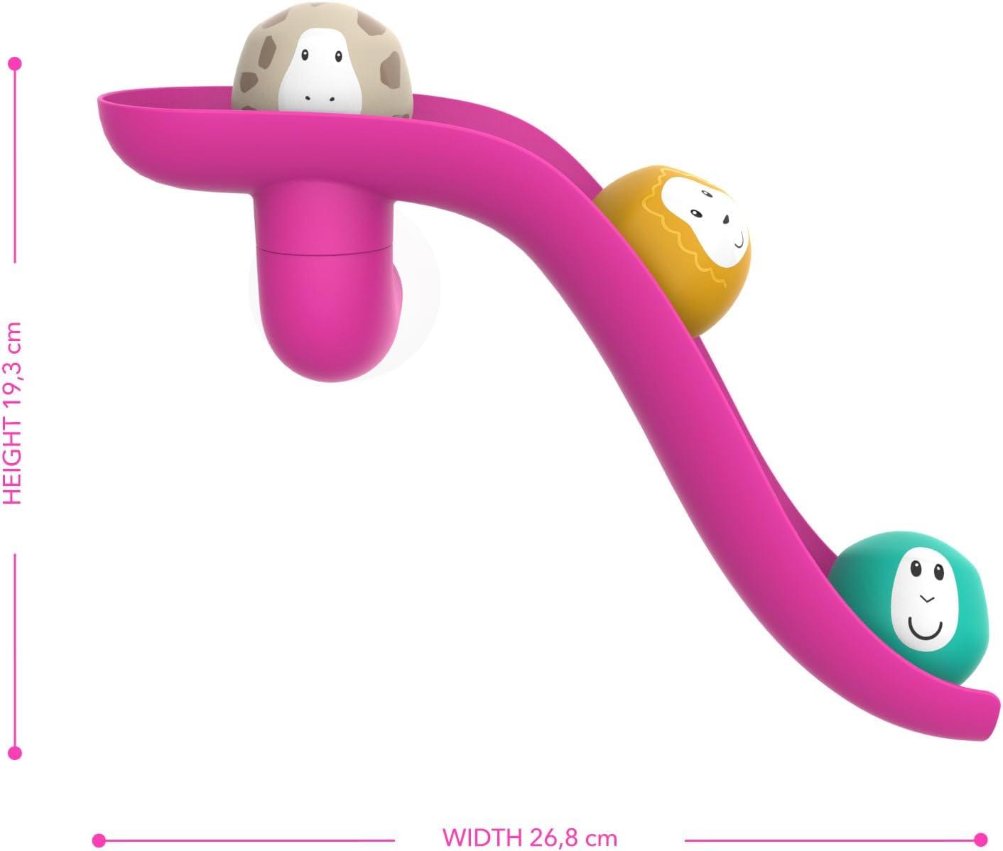 Matchstick Monkey Bathtime Slide Set - Antimicrobial Baby Bath Toy ...
