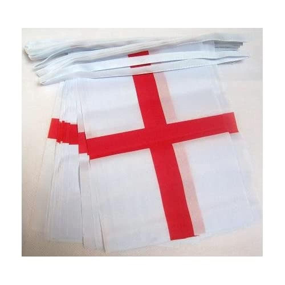 AZ FLAG England Flag Chain - 6m Garland with 20 Flags (21x14cm ...