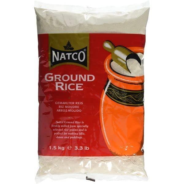 Natco Ground Rice 1.5kg - Premium Quality Rice Flour for Baking and ...