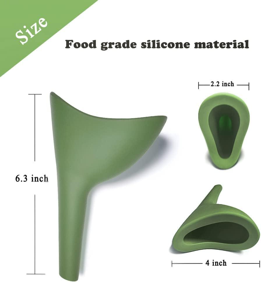 Reusable Silicone Female Urination Device with Drawstring Bags - Army ...