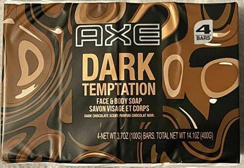 Axe Dark Temptation Bar Soap for Men 3.7 oz (100g) - 4 Pack | Buy Now ...