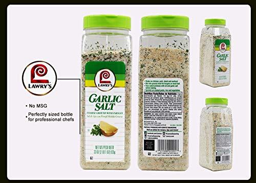 Lawry's Garlic Salt 33 oz - Set of 2 | Premium Seasoning Blend | Buy ...