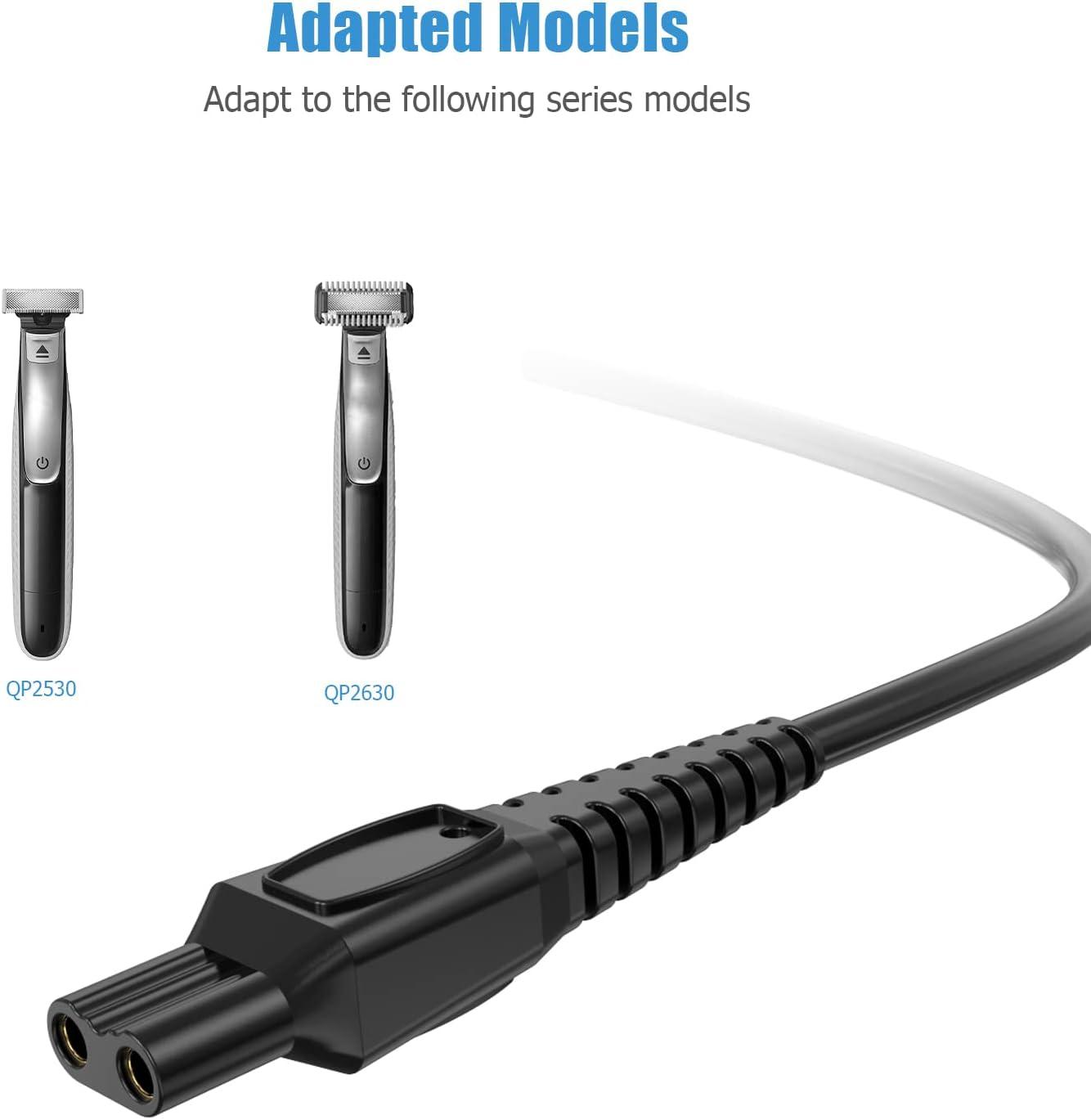 USB Shaver Charger Cable Kit for Philips Shavers - Compatible with ...