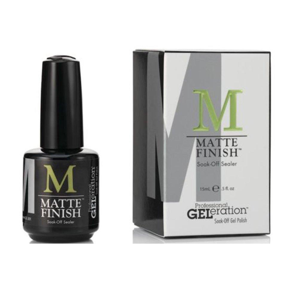 Jessica Cosmetics GELeration Matte Finish Soak-Off Sealer - Premium Gel ...