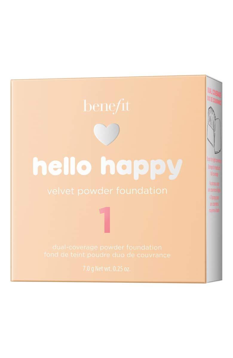 Benefit Cosmetics Hello Happy Velvet Powder Foundation Shade 1 Fair ...