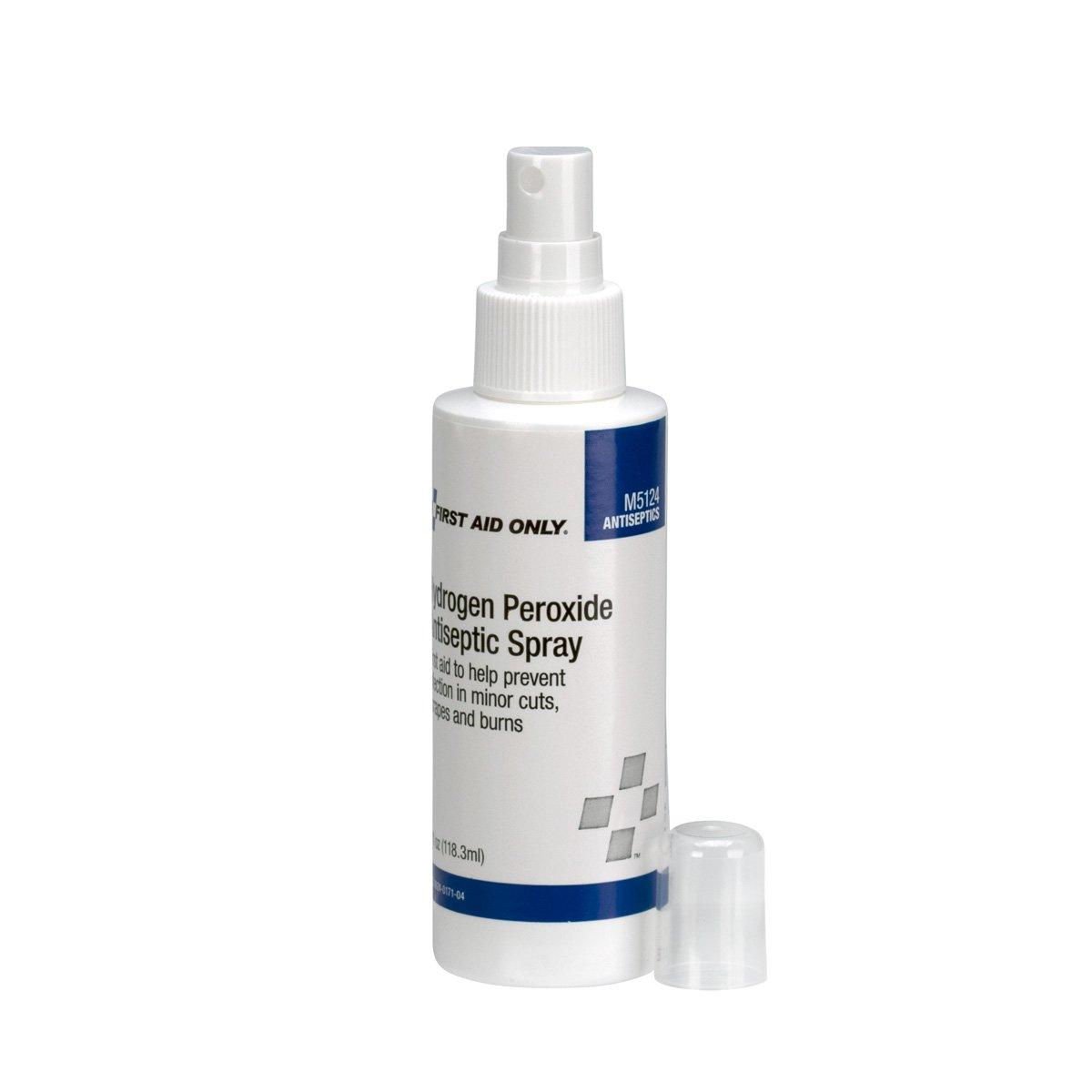 First Aid Only M5124 Hydrogen Peroxide Spray 4 Ounce Pump Bottle