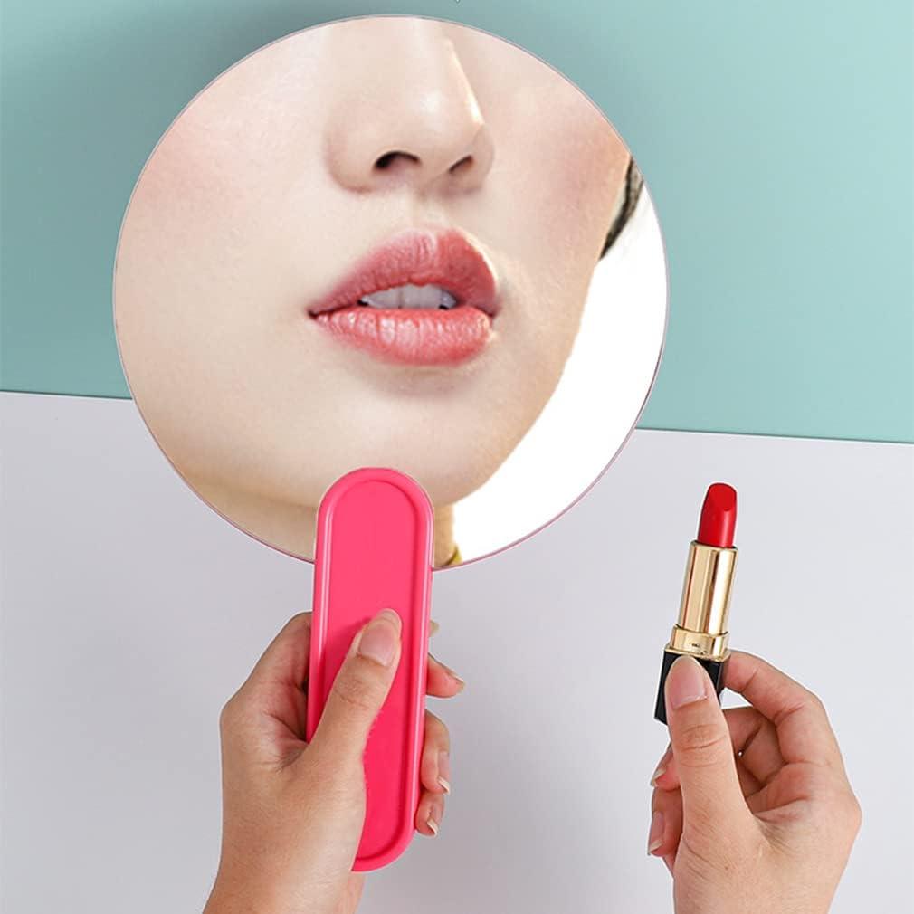 Large Cute Handheld Mirror for Shaving & Makeup | Single-Sided Portable ...