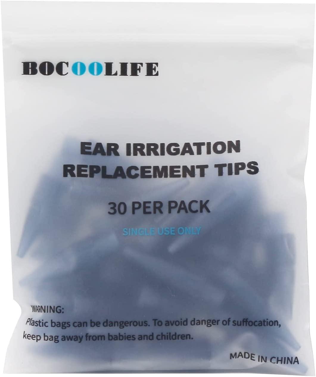 BOCOOLIFE Electric Ear Wax Removal Tips - Pack of 30 Soft Disposable ...