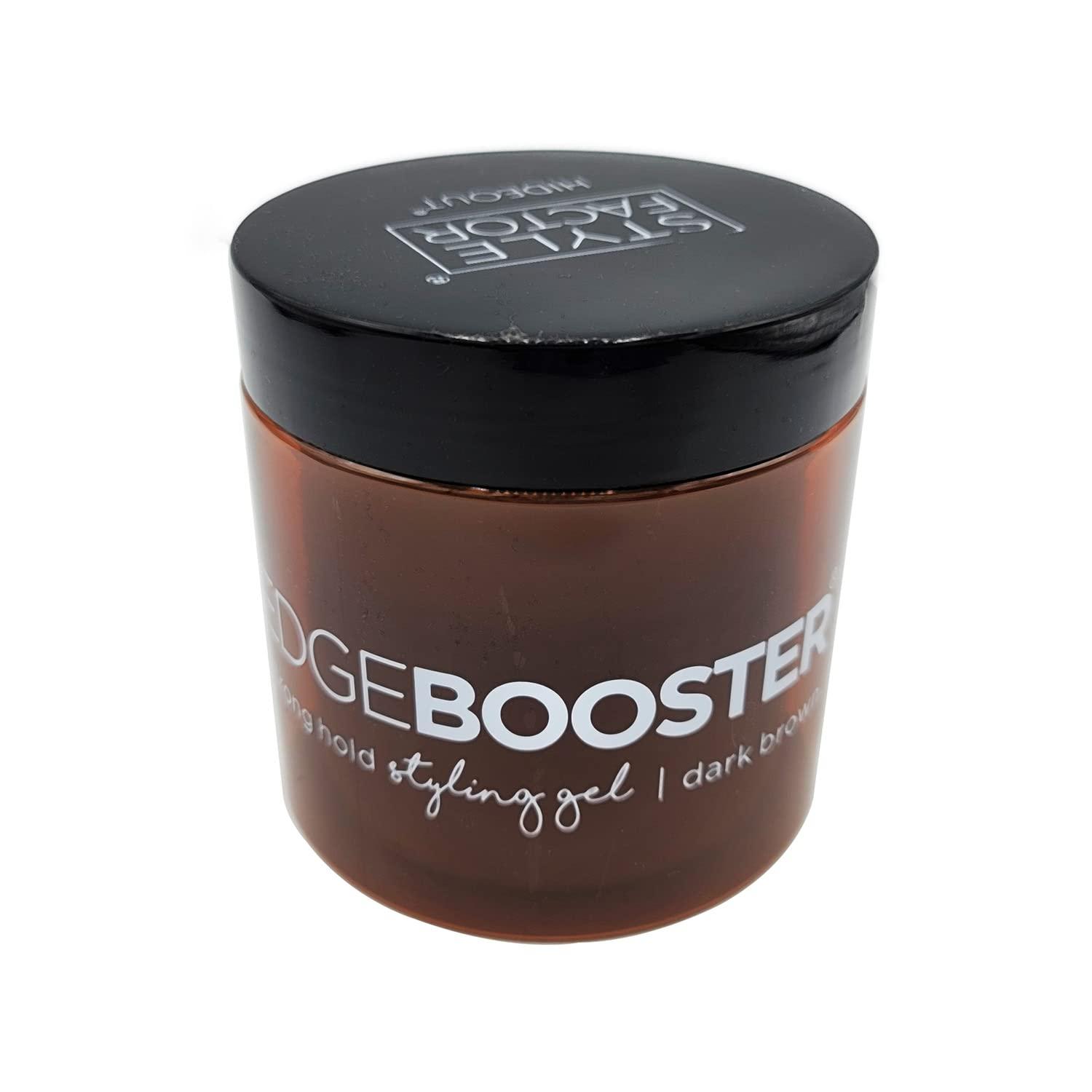 Style Factor Edge Booster HIDEOUT Styling Gel 16.9 Oz - Dark Brown ...
