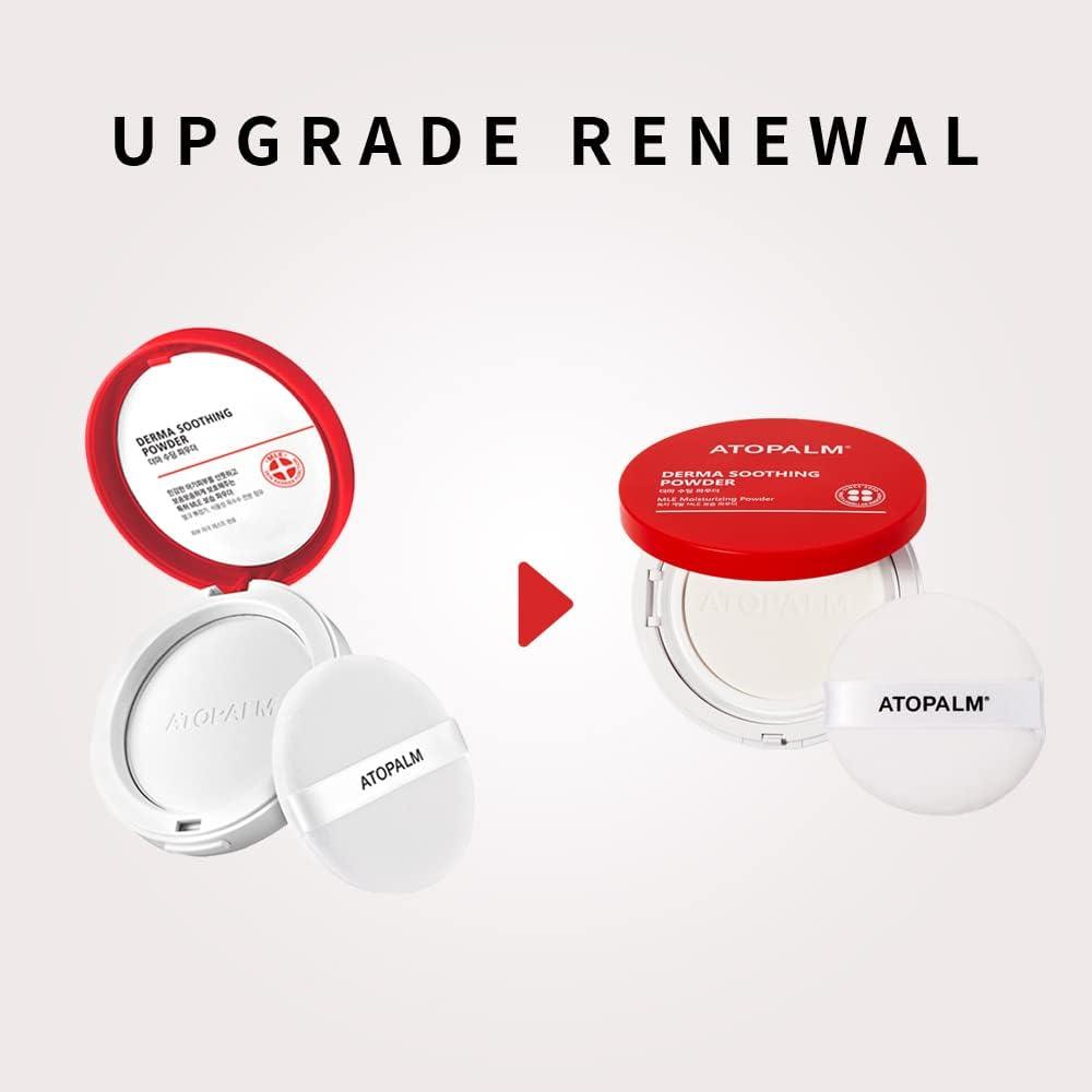 ATOPALM Derma Soothing Powder Pact 0.8 Oz - Talc-Free Baby Dusting ...