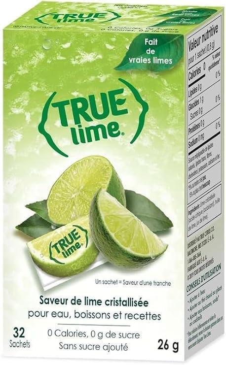 TRUE LIME Water Enhancer (128 Packets | 32 Packets each box x 4) | Zero ...