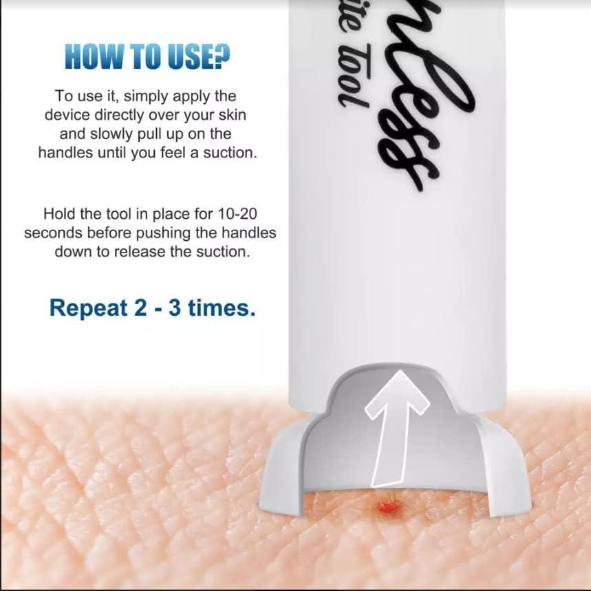 Painless Bug Bite/Venom Extractor Mosquito/Bee/Wasp Insect bite Relife ...