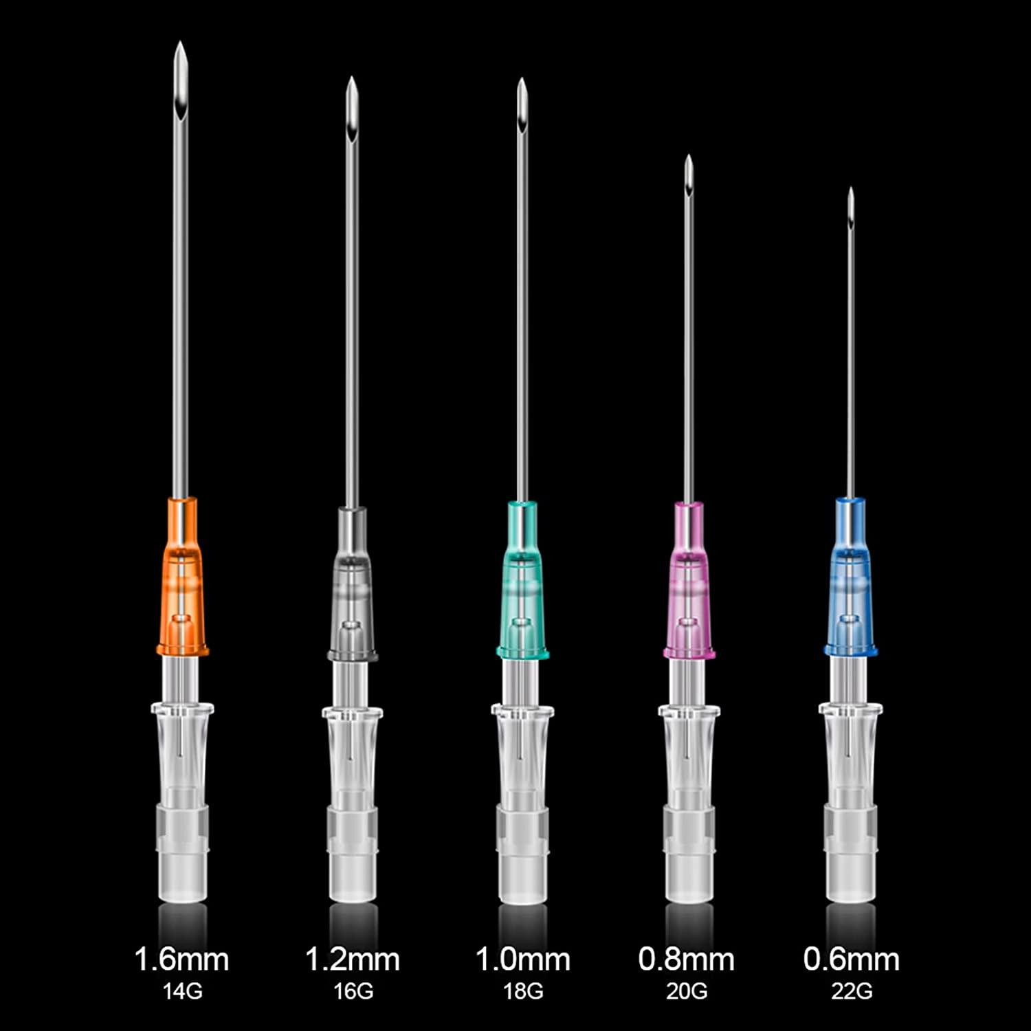 Catheter Needles - Lyuxzad 50Pcs Mixed IV Piercing Needles for Various ...