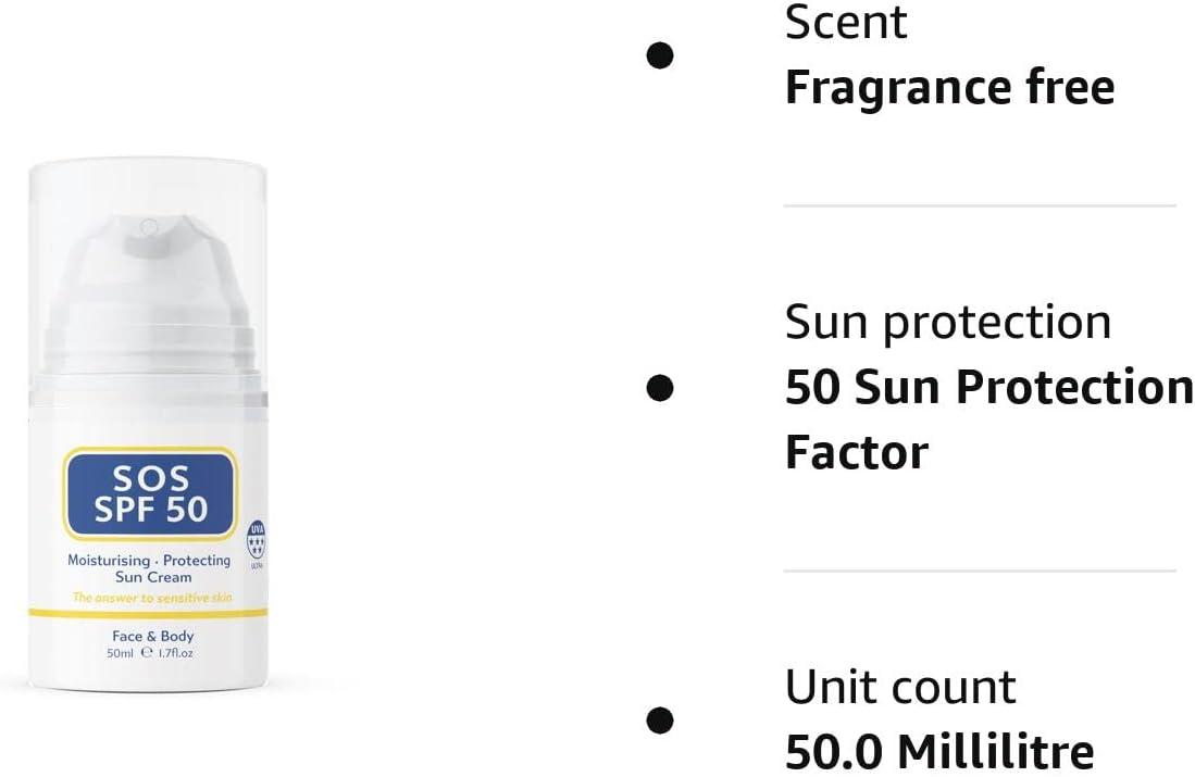 SOS SPF 50 Sun Cream 50ml - Ultimate Sun Protection for Your Skin | Buy ...