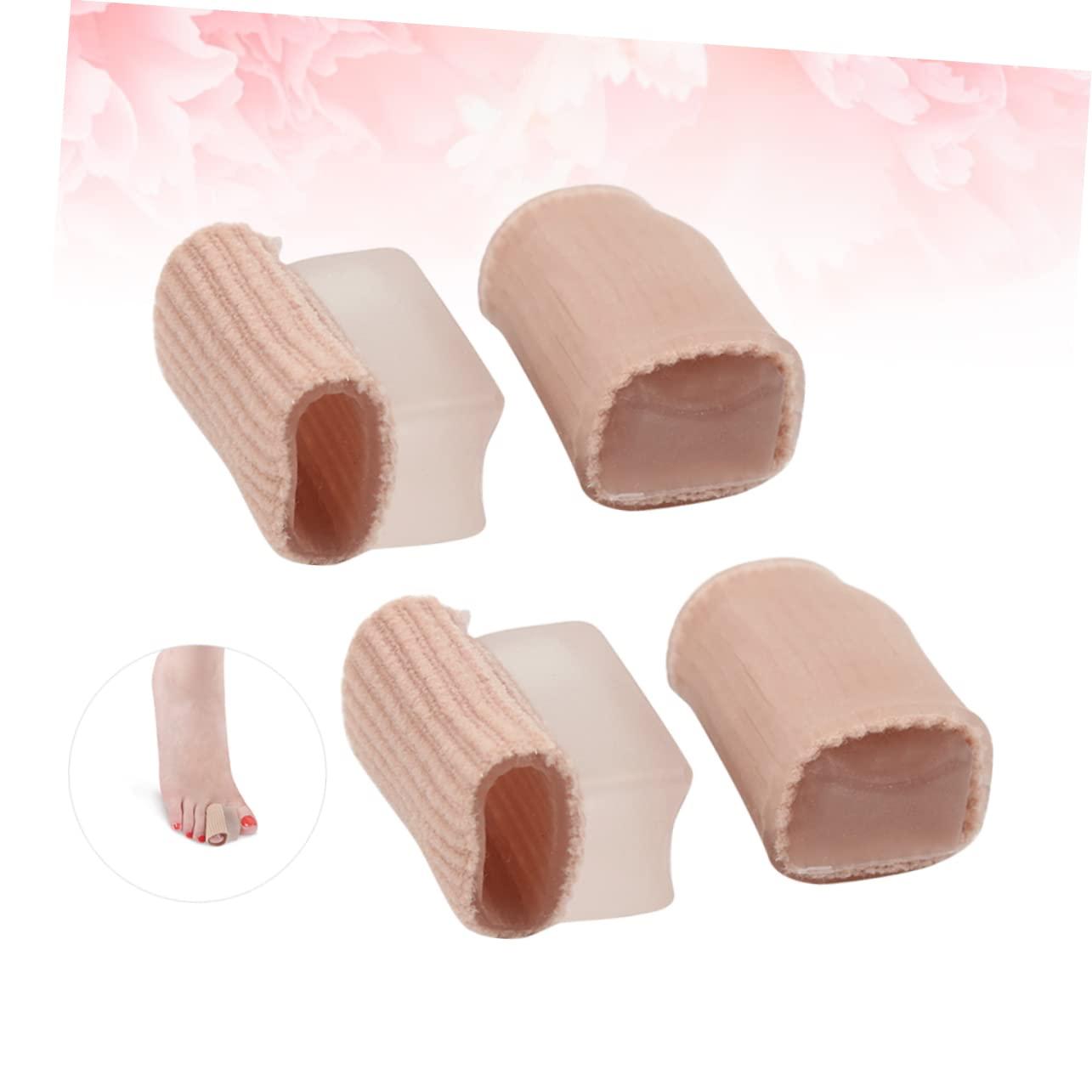 JEWEDECO Toe Separators for Overlapping Toes - 4 Pcs Cushioned Toe ...