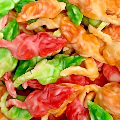 Jelly Swirly Mice Gummy Sweets - 1KG - Halloween Sweets - Coloured ...