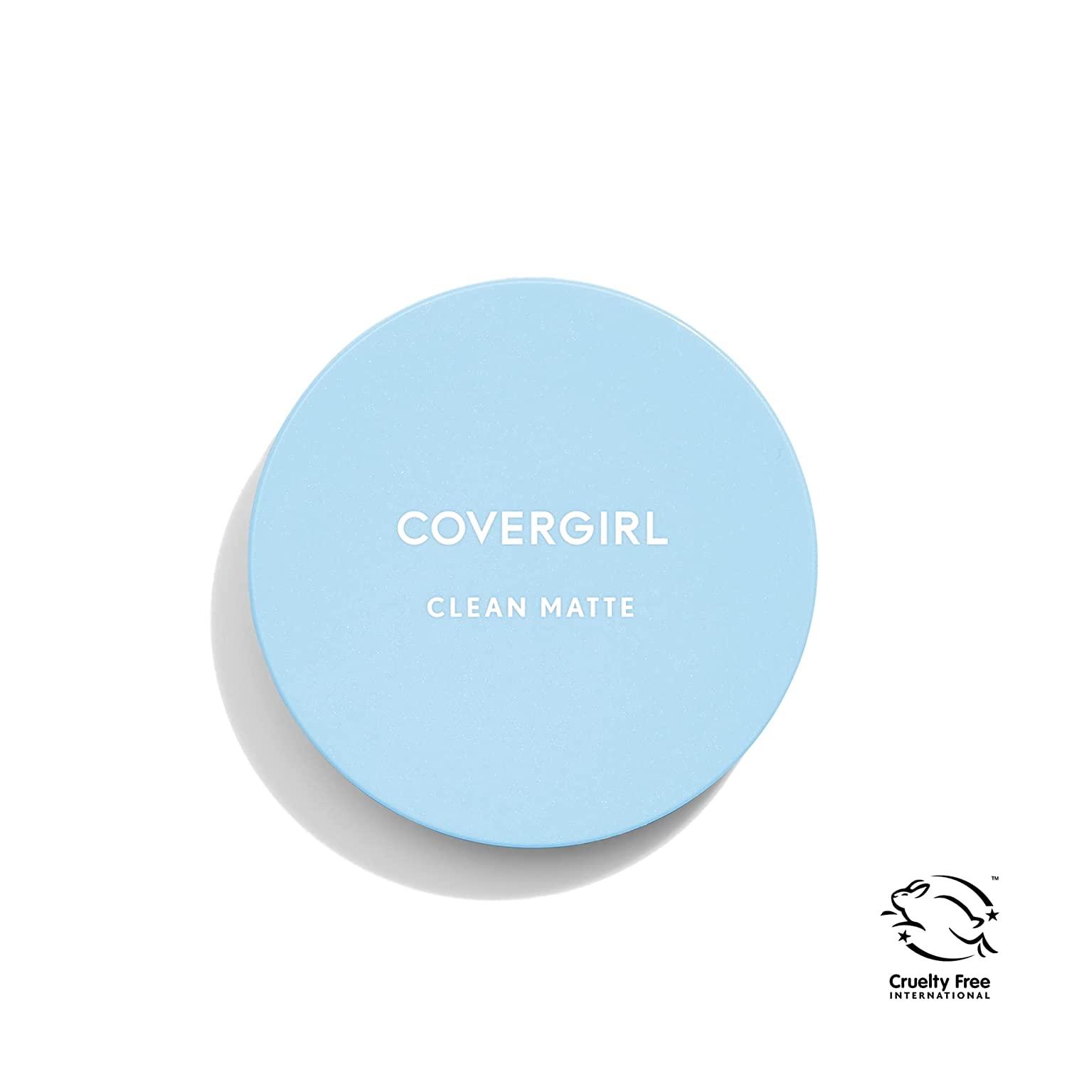 Covergirl Clean Matte Pressed Powder 535 Medium Light - Oil Control .35 ...
