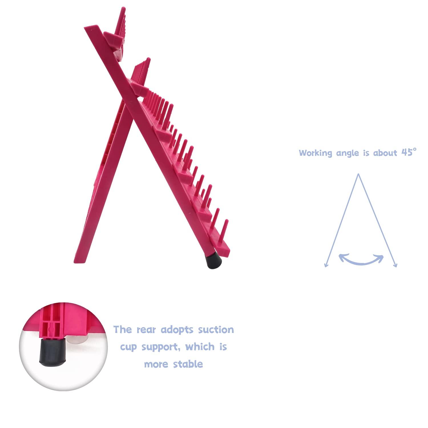 Braiding Hair Rack - Hair Braiding Rack with 60 Pegs Standing Hair ...