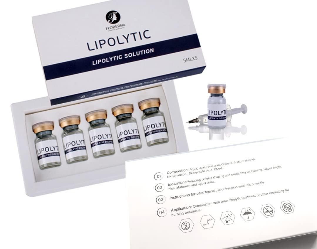 Lipolytic Lipolysis Kit 5 Vials | Permanent Cellulite & Fat Treatment ...
