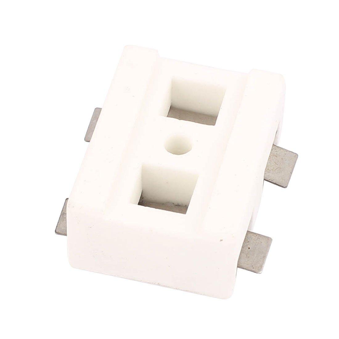 Buy uxcell High Temp Ceramics Terminal Blocks - 2 Way Porcelain ...