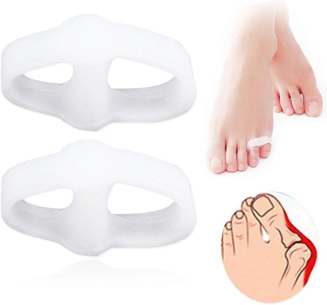 PEDIMEND Bunion Protector Gel Toe Separator (1 Pair) - Two Hole Little ...