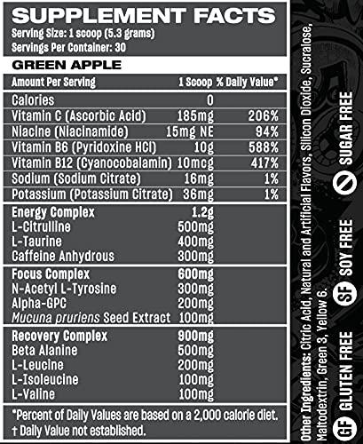 Rogue Energy Extreme - Green Apple Tub 30 Servings | Sugar & Gluten ...