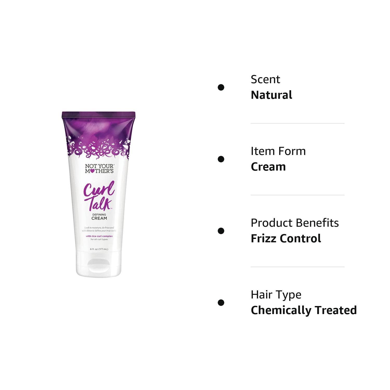 Not Your Mothers Curl Talk Defining Cream 6 Fl Oz Ultimate Curl