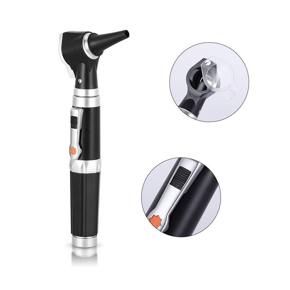 Bysameyee Mini Ear Otoscope | LED Light | Magnification Diagnostic Tool ...