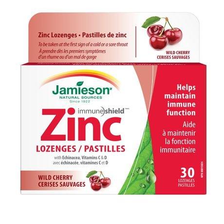 Jamieson Wild Cherry Zinc Lozenges - 30 Count | Buy Now with Express ...