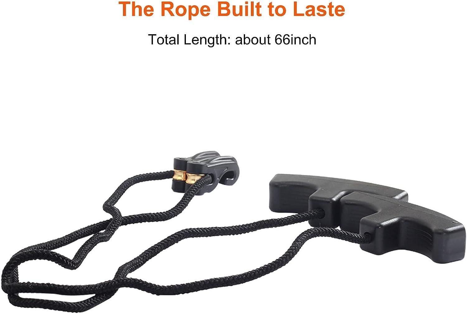 SOPOGER Archery Crossbow Cocking Rope - T-Handle Pull Cord Cocker with ...