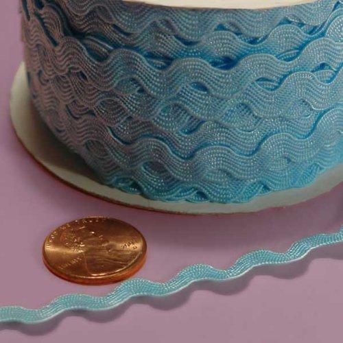 Light Blue Ric Rac Trim - 5mm X 22Yd | Versatile Crafting Trim | Buy ...