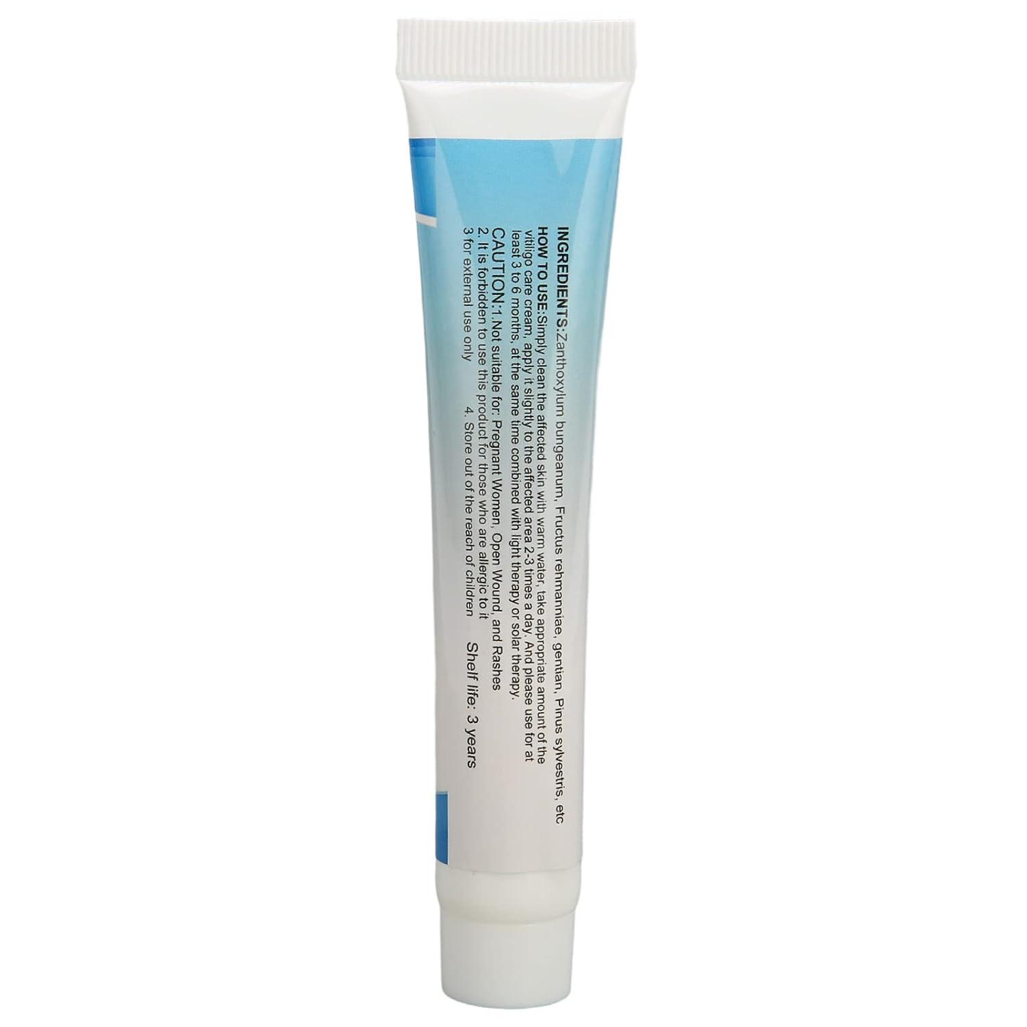 Leftwei Vitiligo Care Cream 0.7oz - Reduce White Spots & Pigmentation ...