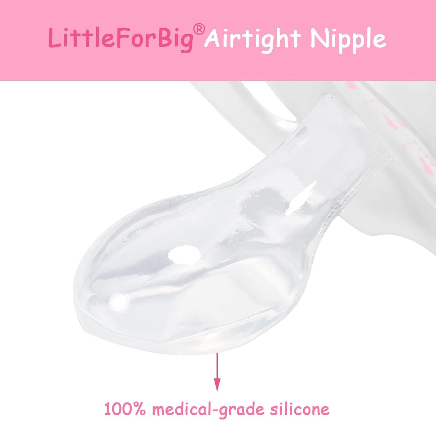 LittleForBig Large Shield Pacifier - Generation II Adult Size Blushing ...