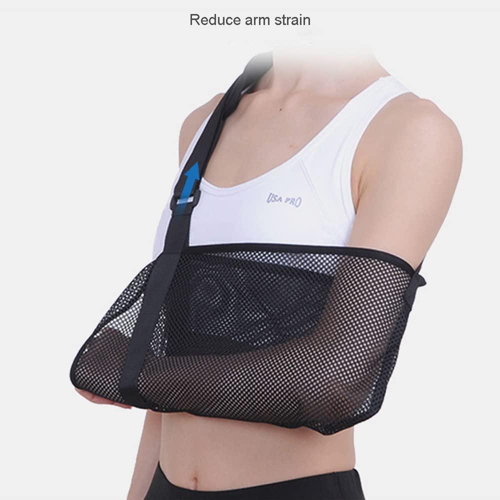 Adjustable Arm Sling for Shoulder Immobilization & Support - Breathable ...