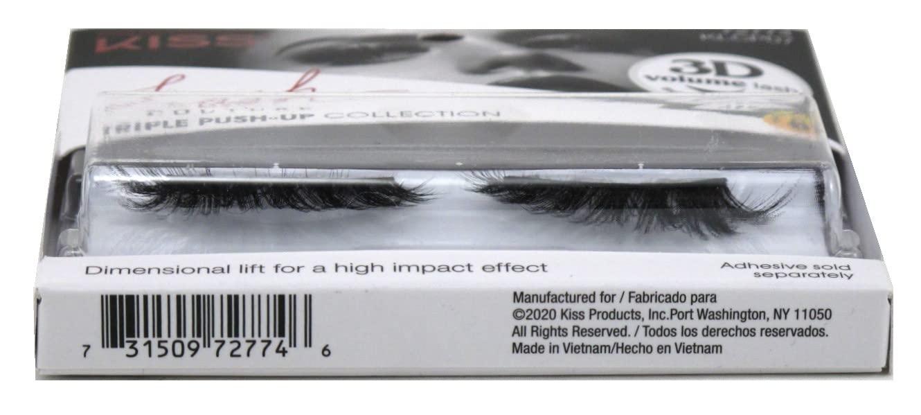 Kiss Lash Couture Triple Push-Up Teddy - Pack of 3 | Enhance Your ...