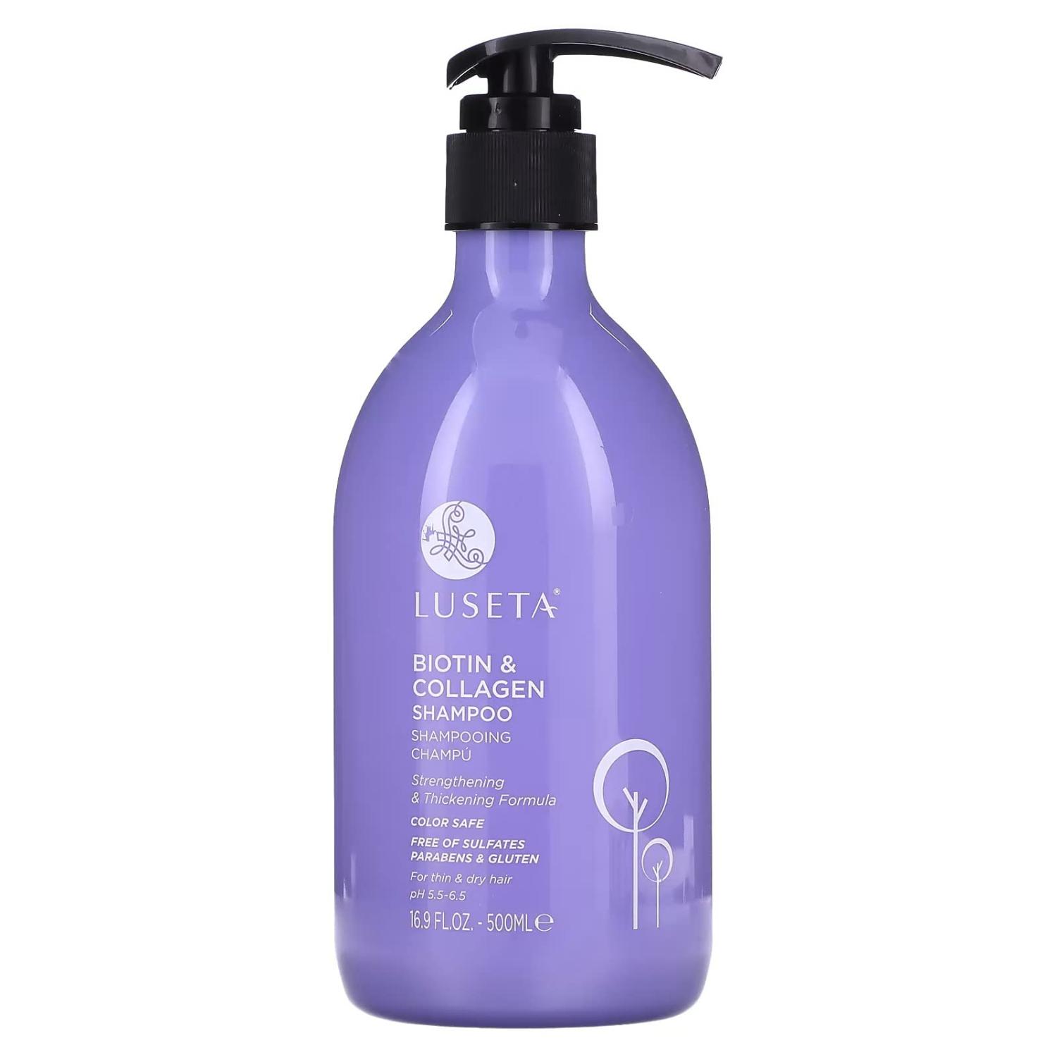 LUSETA Biotin & Collagen Conditioner 33.8 fl oz - Strengthen and ...