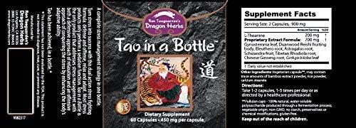 Dragon Herbs Tao in a Bottle 450mg | 60 Capsules - Natural Herbal ...